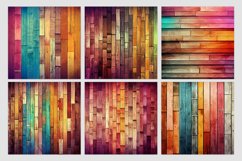Colored Boards Digital Papers, Colored Wood Backgrounds