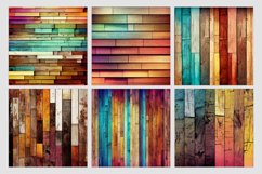 Colored Boards Digital Papers, Colored Wood Backgrounds