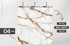 Imperial White Gold Marble Digital Papers - 04 (6680522)