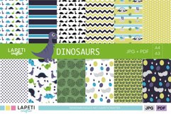 Dinosaur digital paper pack| DinA4 & DinA3 size