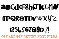 DIY Ransom Note Letters Random Alphabet ABC Text Font
