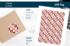 Donut & Coffee Gift Tags Printable