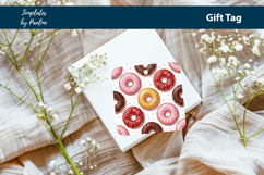 Donut & Coffee Gift Tags Printable