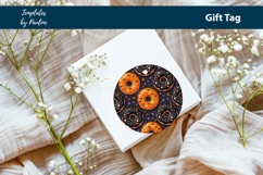 Donut Halloween Gift Tags Printable, Print and Cut