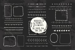 Hand drawn doodle line borders and frames (922108) | Elements | Design ...