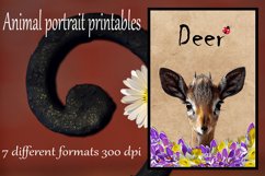 Printable animal portraits in 7 different formats (1281732)