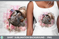 Turkey Farm Checker Valentine Shirt Sublimation Design