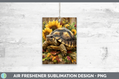Tortoise Farm Rustic Autumn Air Freshener Sublimation Design