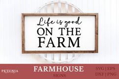 Farm Life Signs SVG | Farmhouse Signs
