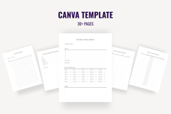 Fitness Planner | Editable Canva Template