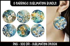 36 Round Earrings Sublimation Bundle