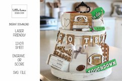 football team laser file | football sign bundle