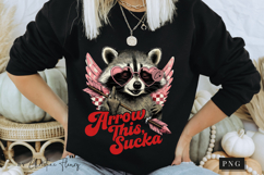 Funny Valentine Raccoon PNG - 4 Designs (6547454)