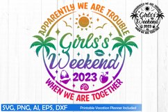 Girl's Weekend 2023 Svg, Girl's Weekend T-shirt Png