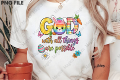 God With All Thing Are Possible Png