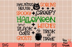 Halloween Subway Art SVG | Halloween Words SVG