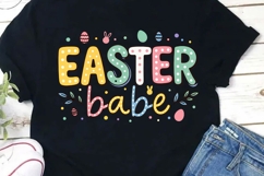 Happy Easter Babe PNG