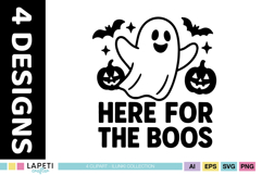 Cute Halloween Ghost Quotes SVG