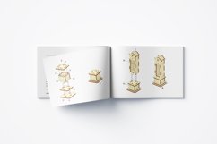 Laser Cut Pendulum Clock Miniature for Dollhouse Furniture