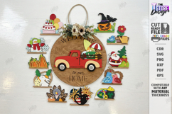 Interchangeable Truck Welcome Signs Laser Cut Bundle | CNC