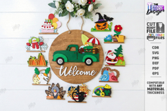 Interchangeable Truck Welcome Signs Laser Cut Bundle | CNC