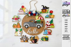 Interchangeable Truck Welcome Signs Laser Cut Bundle | CNC