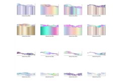 Iridescent Glam Tears Clipart