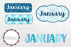 Monthly Clip Art | 51 PNG Files