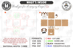 Tissue Boxes Laser Cut Bundle | Funny Animals | 3D Designs