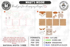 Tissue Boxes Laser Cut Bundle | Funny Animals | 3D Designs