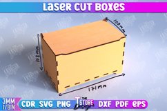 Laser Cut Boxes with Flip Up Lid | Decorative Gift Box Laser