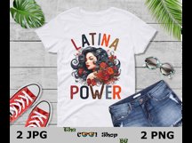 Latina Power Png Jpg, Hispanic Heritage Month