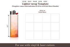 Lighter label Template svg png, Lighter wrapper Template png