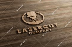 Laser Cutting CNC Machine Logo Design