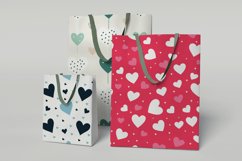 seamless heart pattern and digital papers