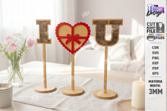 Love Table Stand Laser Cut Kit | Valentines Table (6503848)