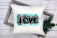 Love In Flowers Sublimation File