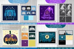 Mega Bundle Halloween Vol 1 | 3D Shadow Box Layered Papercut