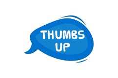 Thumbs Up Message Stickers, Enhancing (4000535)