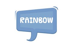 Rainbow Message Stickers, Enhancing Communications (4000594)