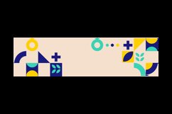 Minimalist abstract geometric horizontal banner (3632490)