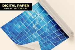 Blue Square Digital Paper (4483262)