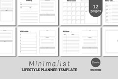 Minimalist PLANNER 2023 CANVA TEMPLATE