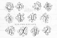 Flourish Letters svg, Monogram Alphabet Fancy (2540912)