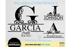 Monogram SVG, Letter Monogram SVG, Monogram SVG Files