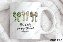 Not Lucky Simply Blessed png (6515329)