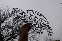 Papercut Turtle | Tortoise | Paper Cut Animal SVG Template