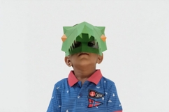 Mosasaurus Mask - 3d papercraft