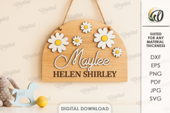 Personalized Children's Signs Bundle Lasercut. Kids Room SVG