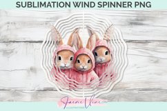 Rabbits Sublimation Wind Spinner (2992358)